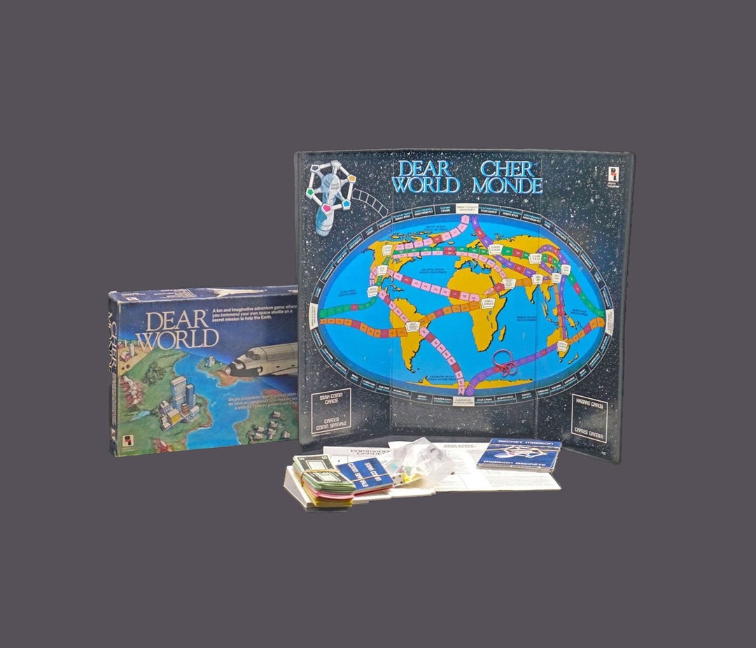 Dear World Board Game Published Playtoy. Complete. - Etsy Canada