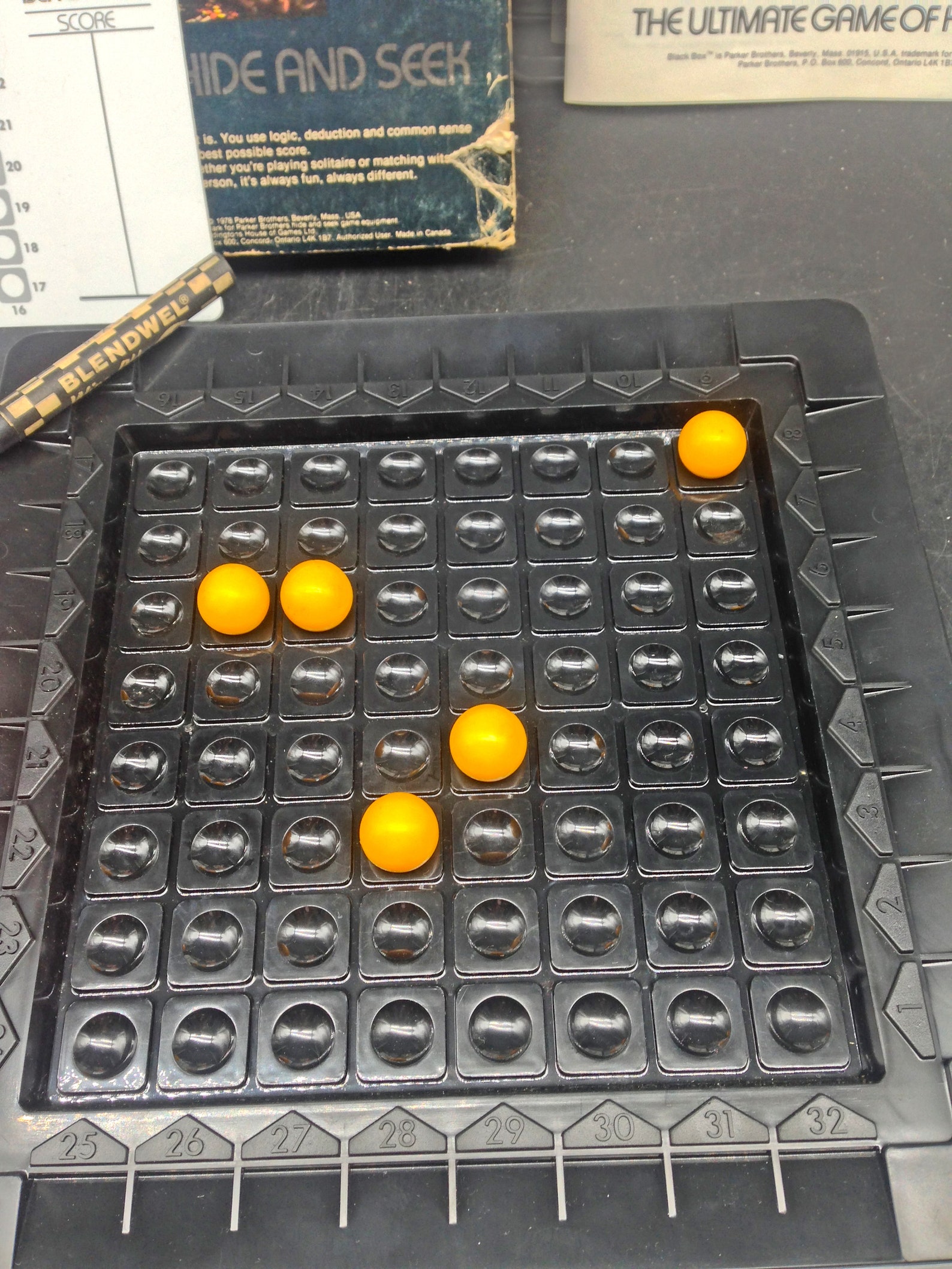 Black Box 1978 Puzzle-solving Board Game. Parker Brothers. - Etsy Canada