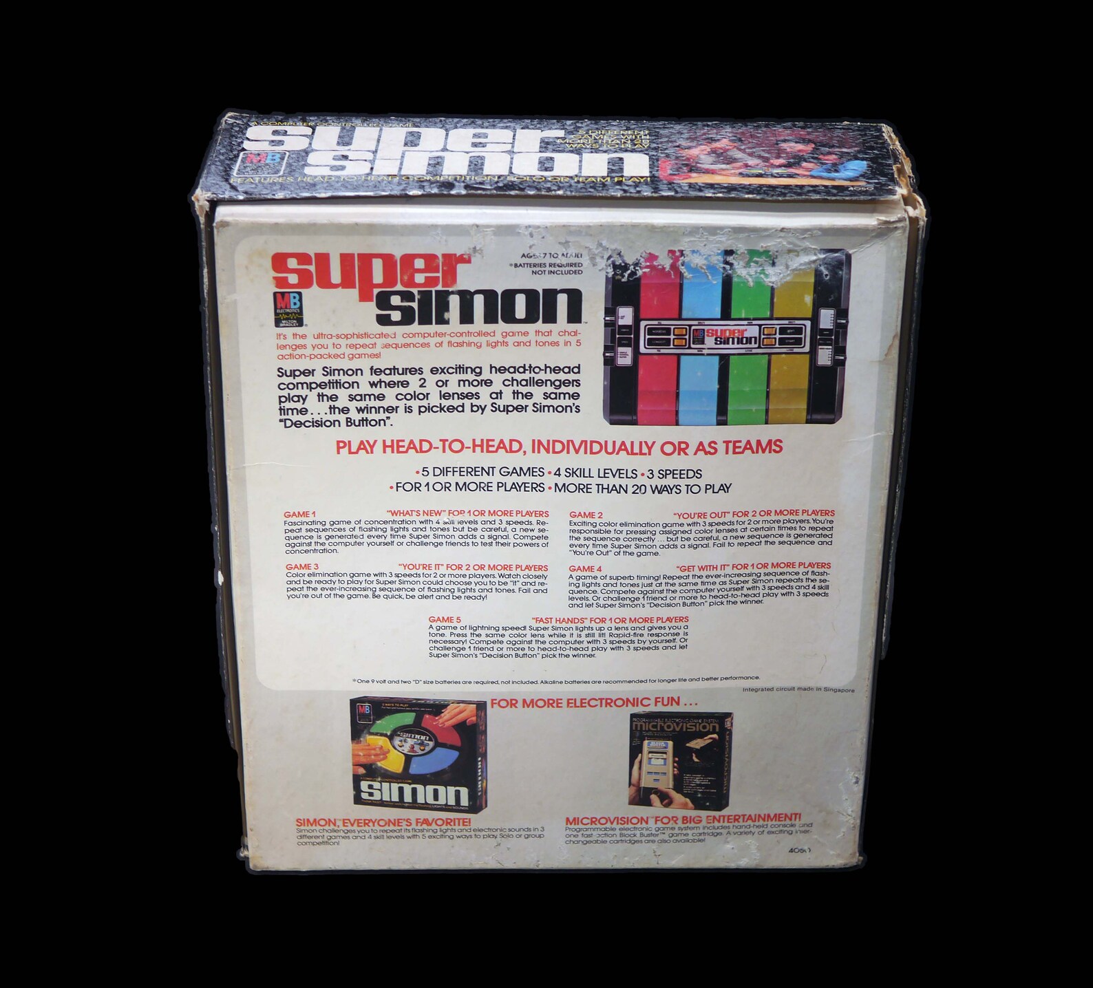 Super Simon Electronic Board Game Published in Canada by - Etsy Canada