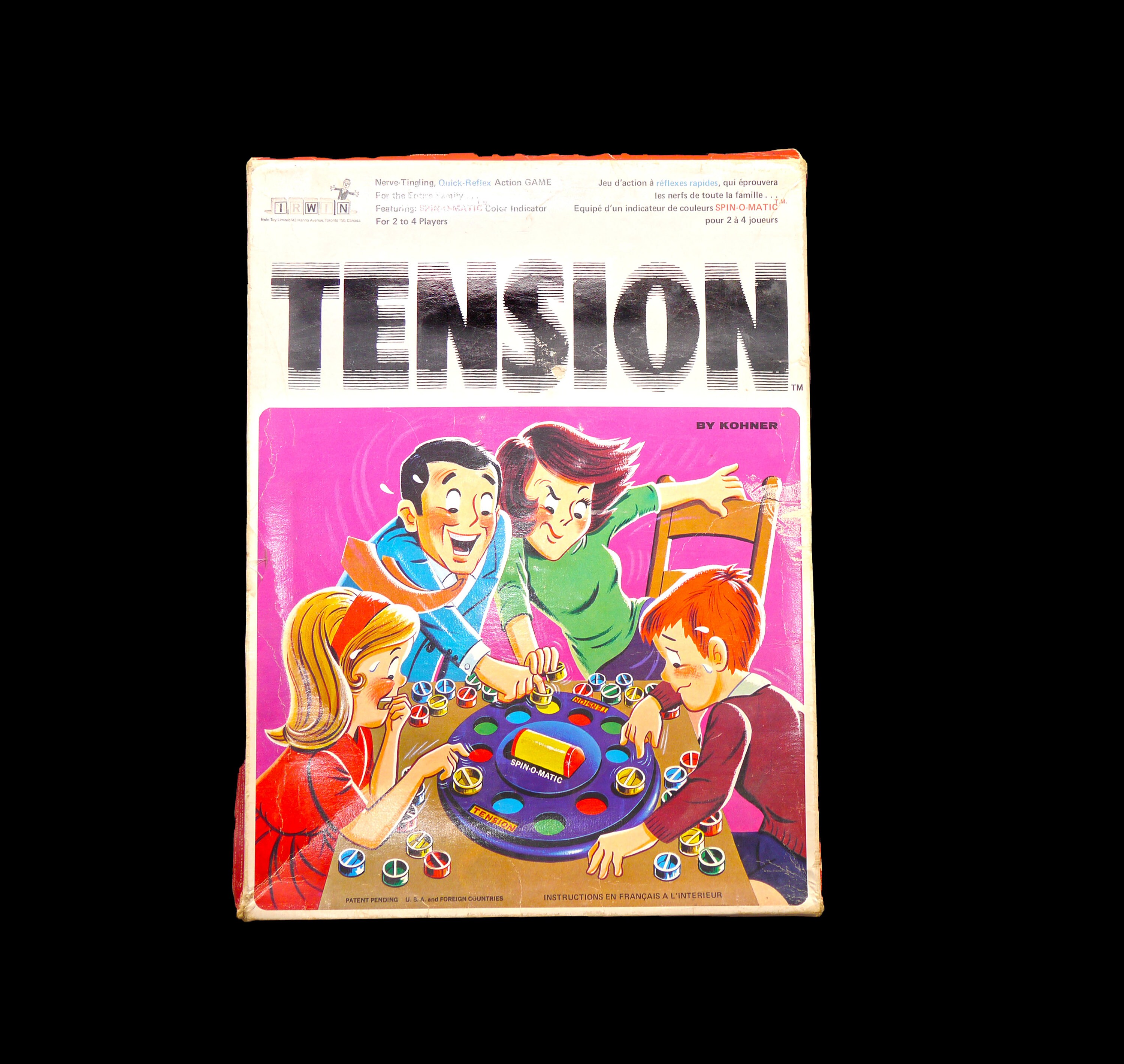 Tension Board Game Published Kohner Irwin Toys. Bilingual - Etsy