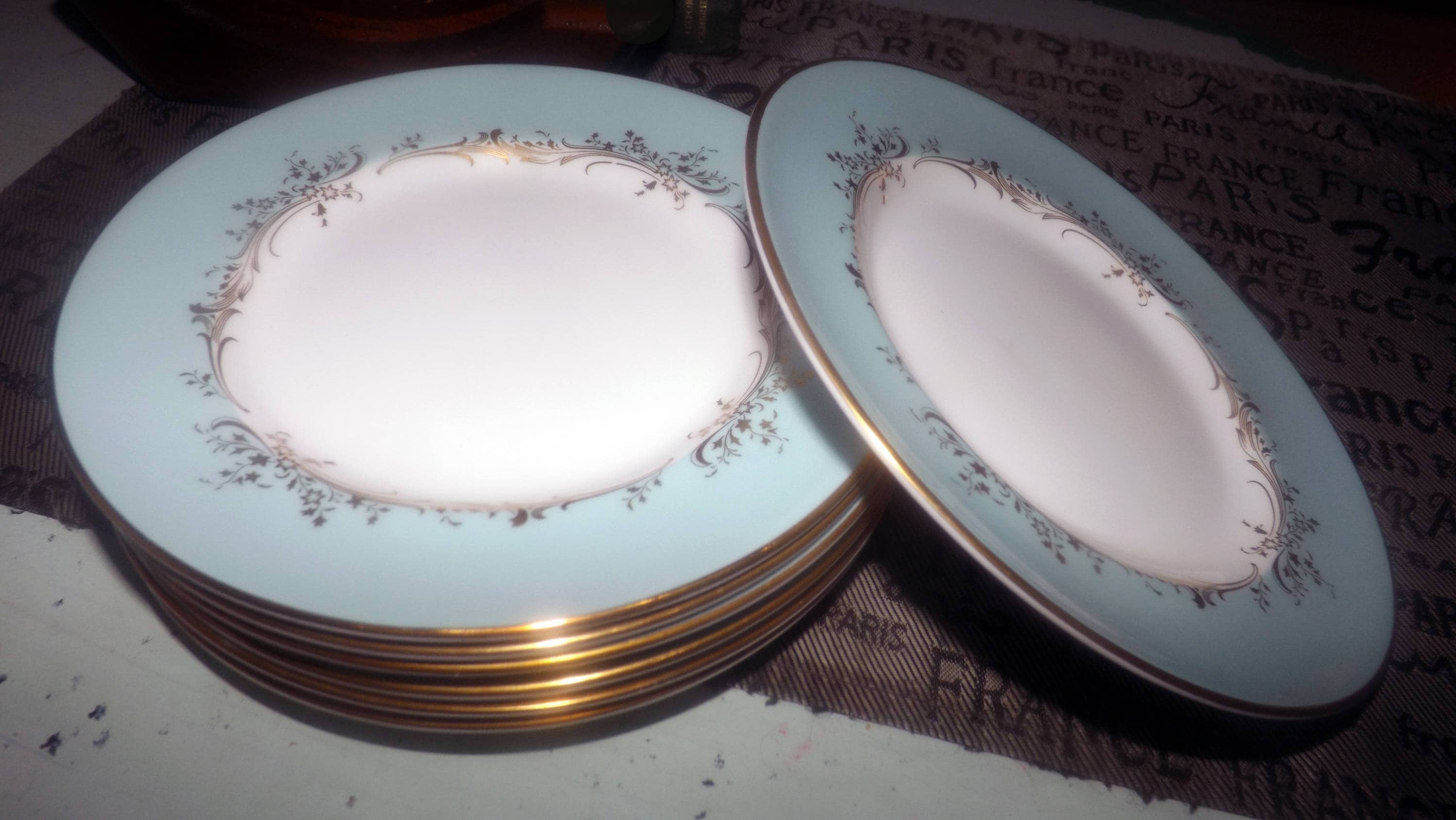 Vintage (1970s) Royal Doulton Melrose pattern H4955 bread-and-butter ...