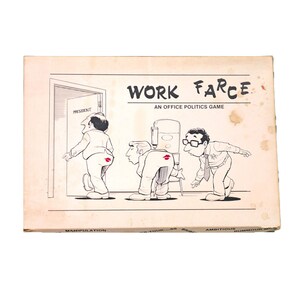 Work Farce Office Politics Board Game. Prototype Game With Few Copies ...