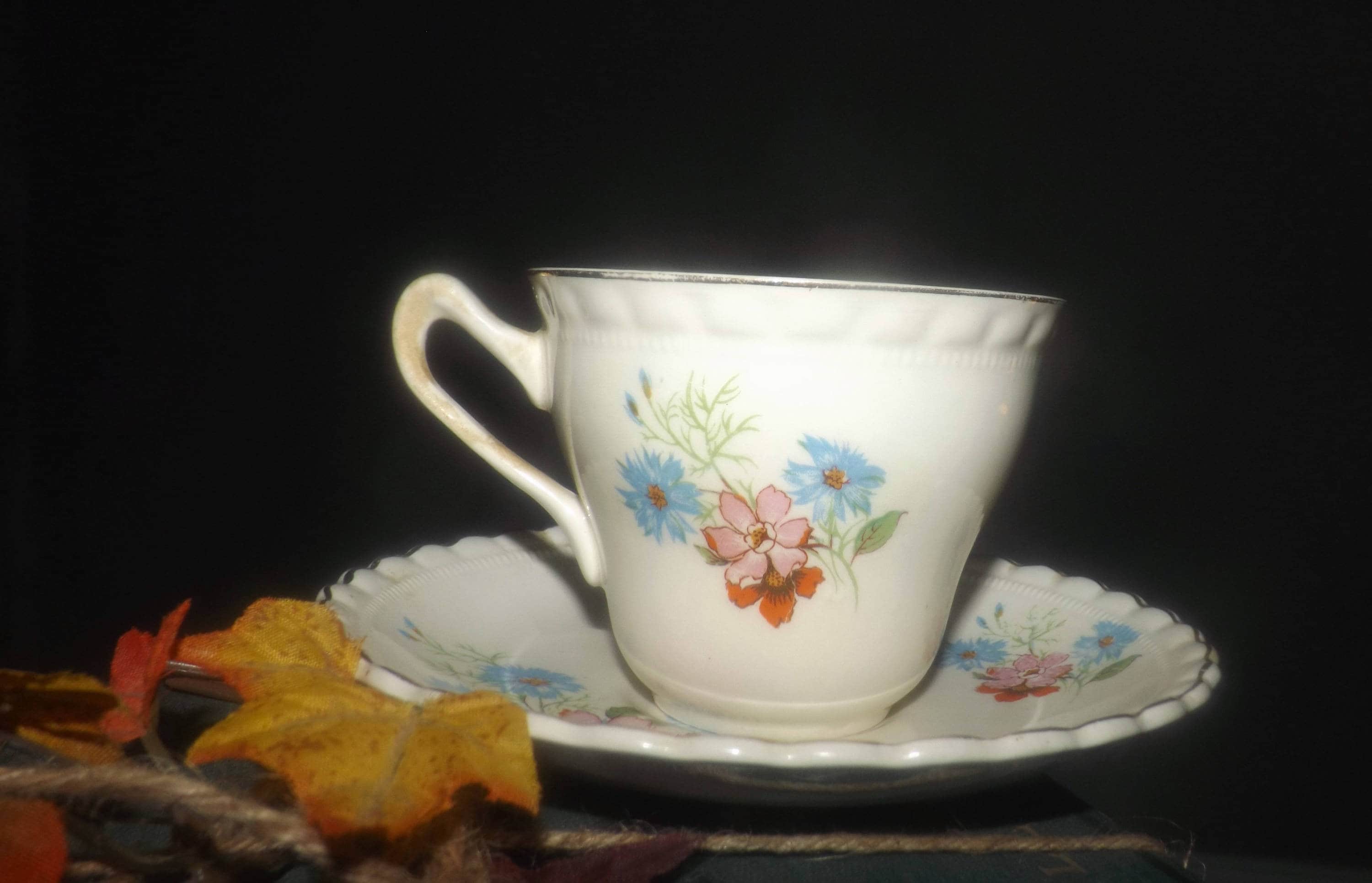 Antique (1912) J&G Meakin SOL Sunshine Peveril pattern tea set (flat ...