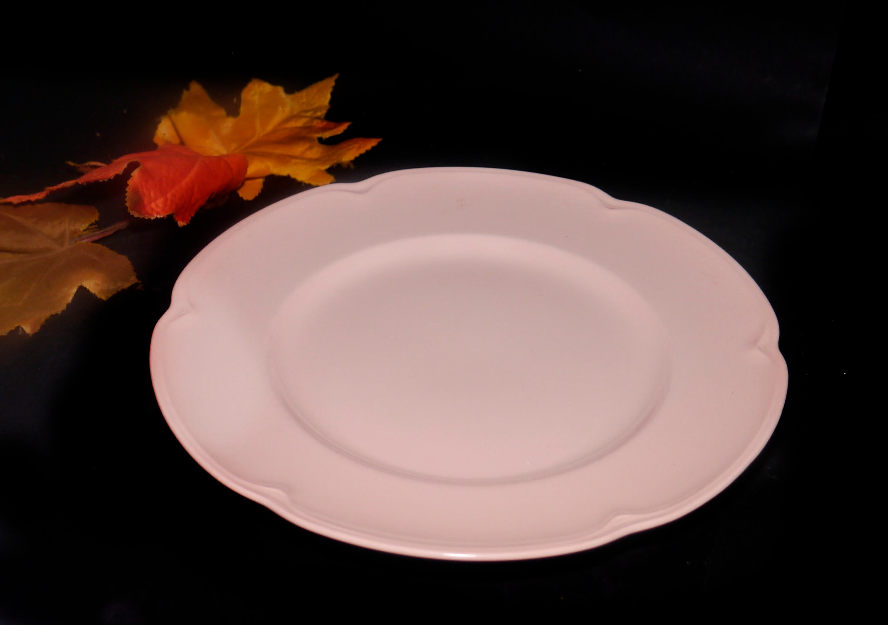 Antique Johnson Brothers Rosedawn dinner plate made in England.