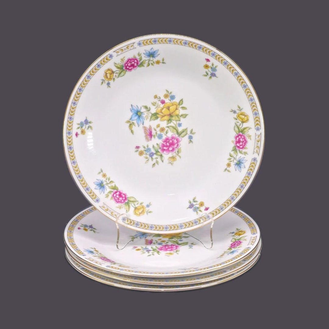 Four Liling Ling Rose Large Dinner Plates. - Etsy Canada