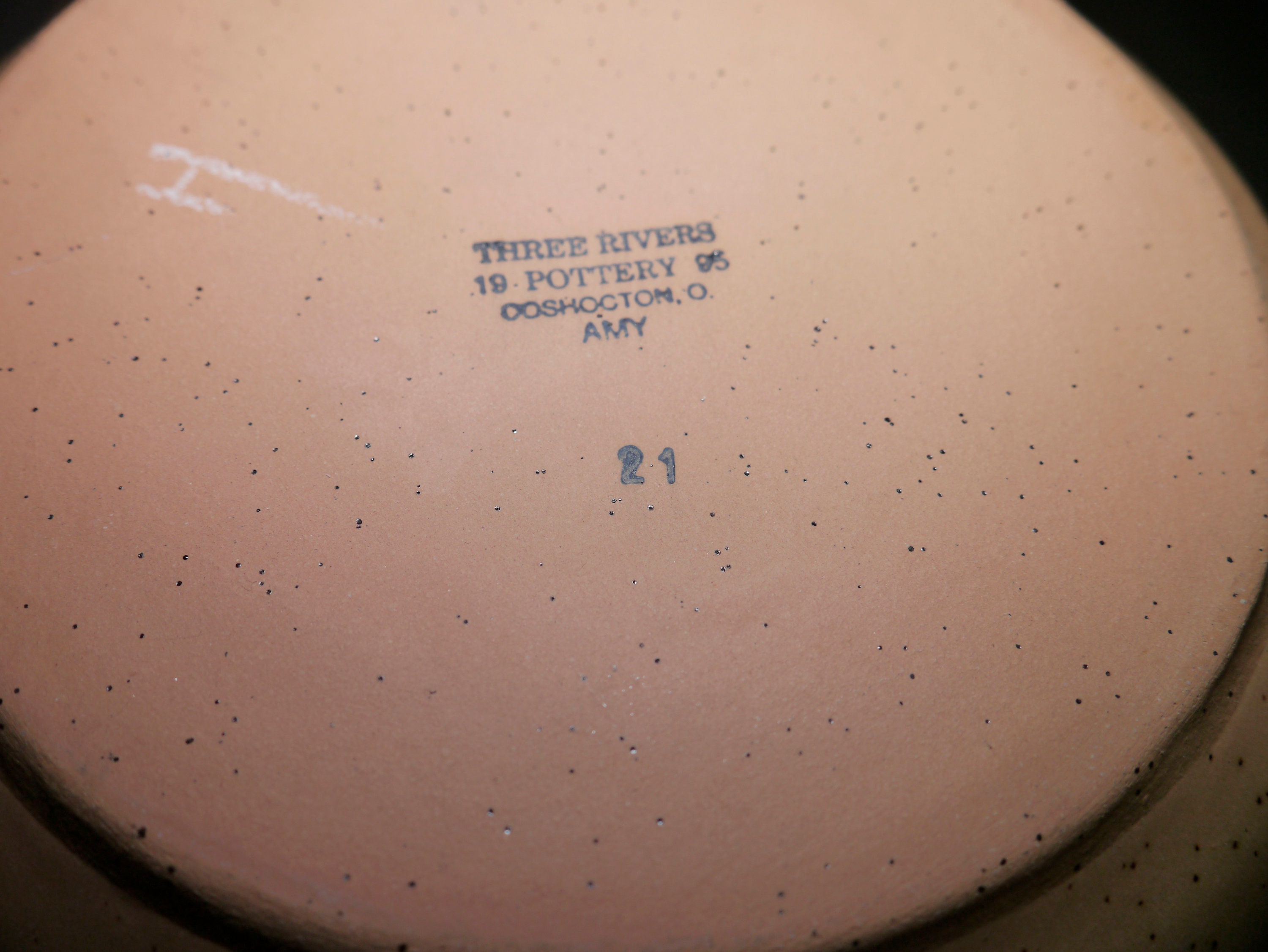 Three Rivers Pottery Amy popcorn serving bowl. American art pottery ...