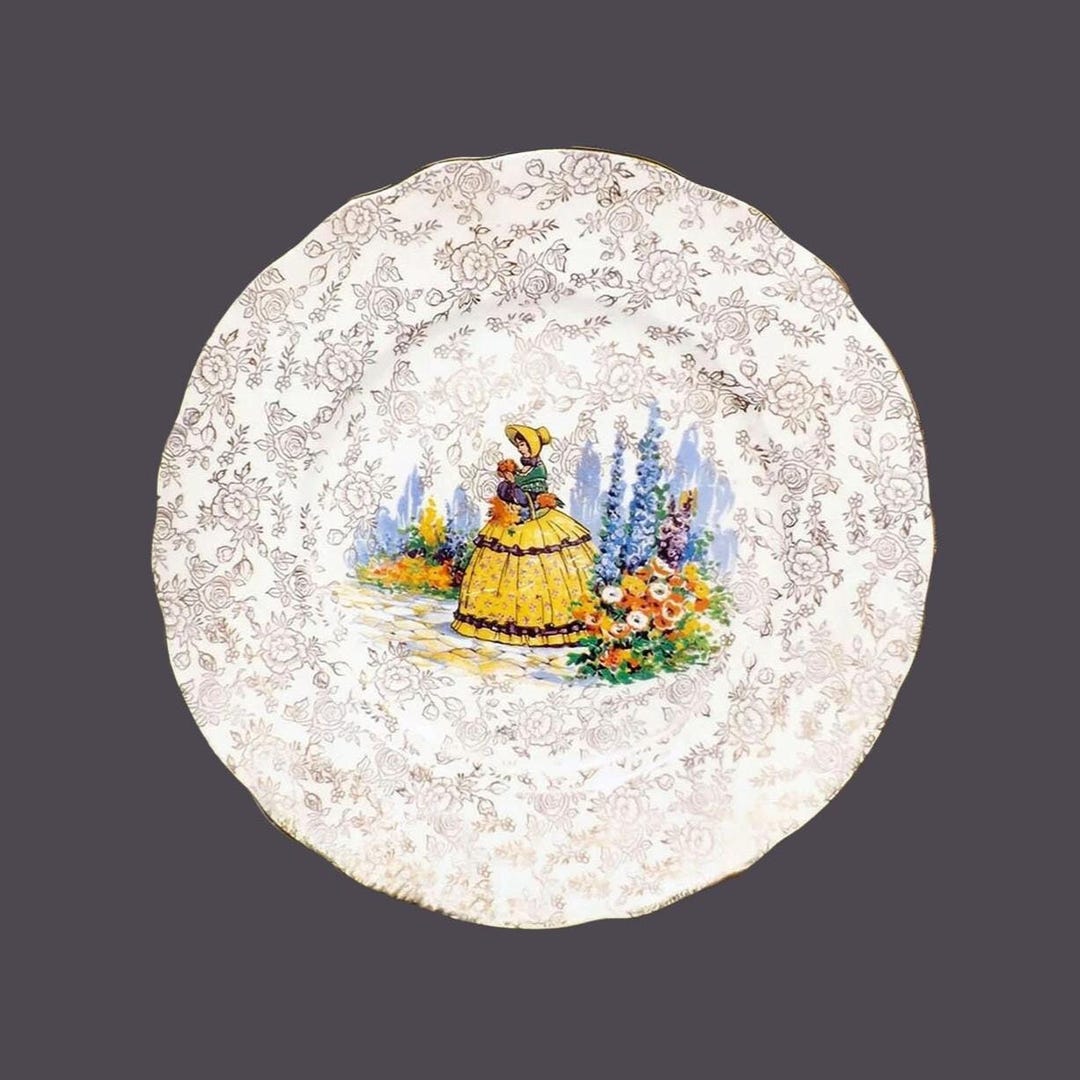 James Kent | Old Foley Crinoline Lady 3087 Luncheon Plate Made in ...