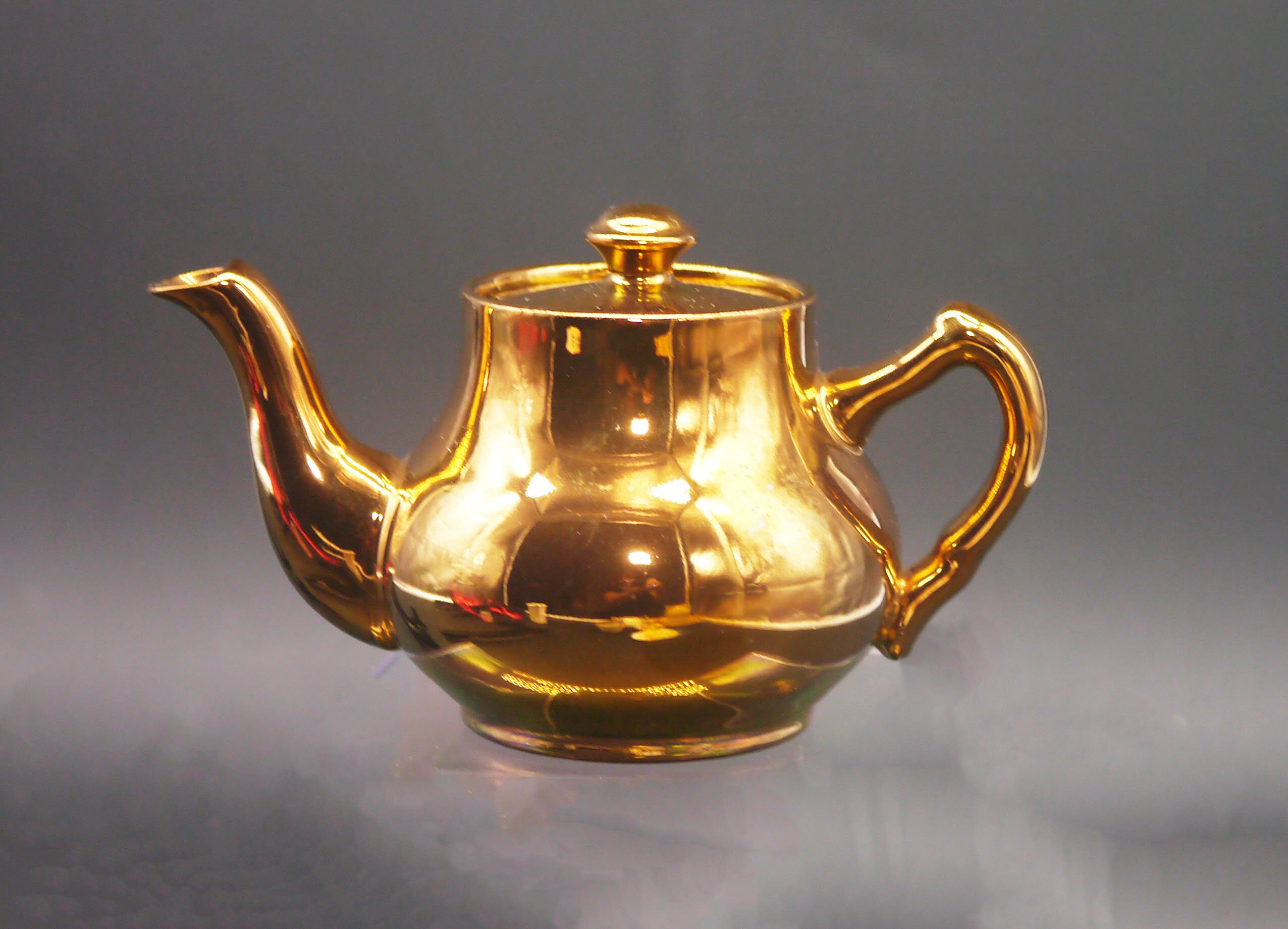 Antique (1910s) Gibson Silvoe Artware gold lusterware single-cup | mini ...