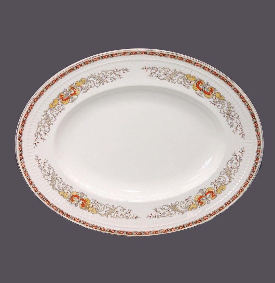 Vintage John Maddock Kingsley Oval Platter. Embassy Ironstone Made in ...