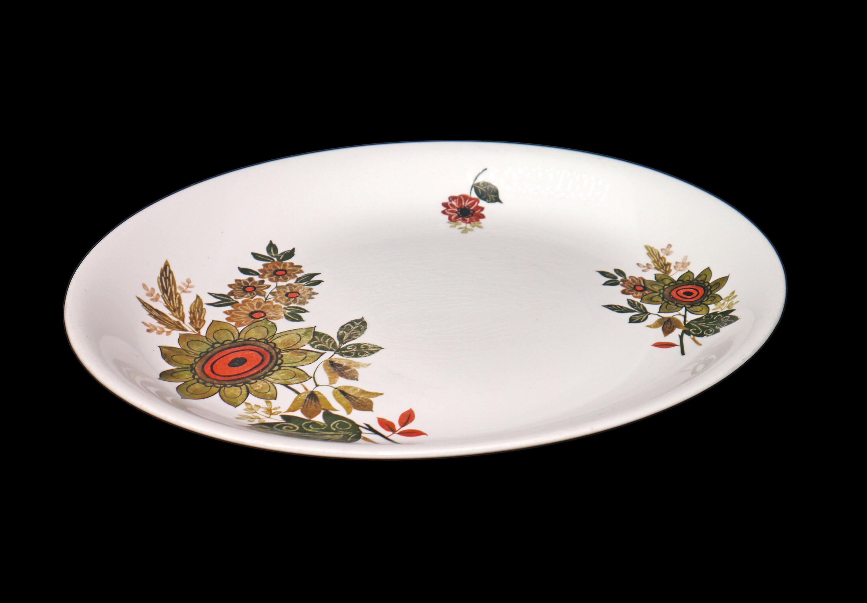 Alfred Meakin oval platter. Glo-White ironstone made in England. Orange ...