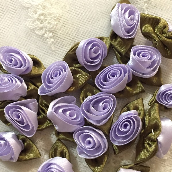 Satin Ribbon Roses - Etsy