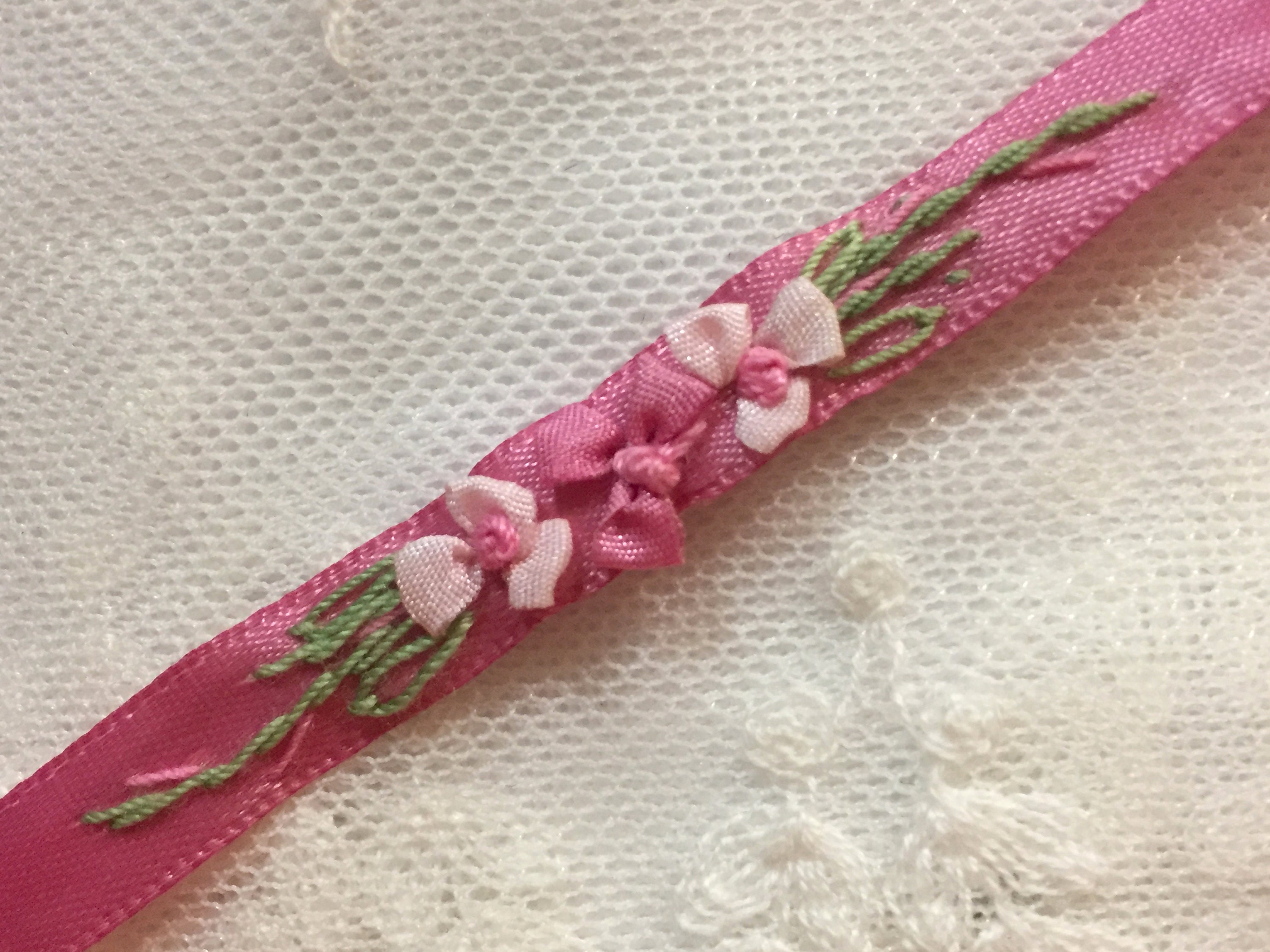 Craft Supplies & Tools Embellishments 3/8 Vintage COLONIAL ROSE Hand ...