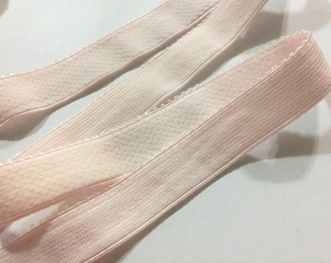 5 Yds 5/8" W LIGHT PINK Elastic Trim Plush Back Picot Edge|baby Pink ...