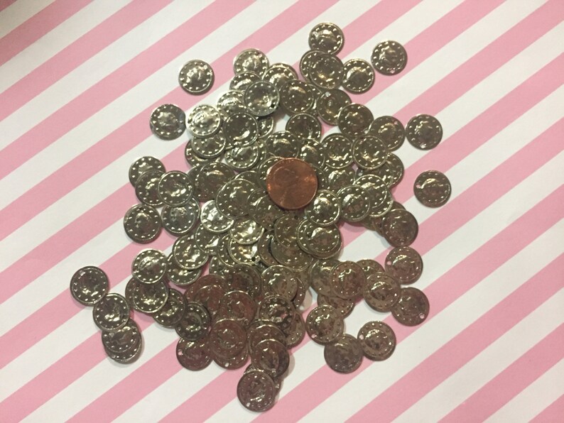 Silver Belly Dance Coinsbelly Dance Metal Coinscoin - Etsy