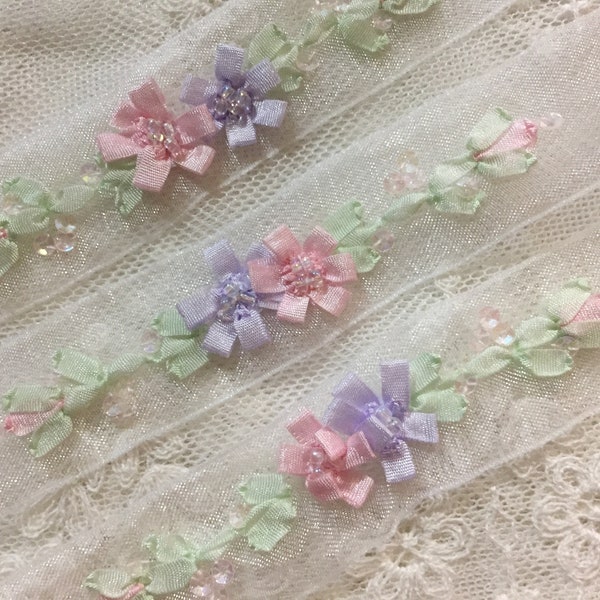 Beaded Ribbon Trim - Etsy