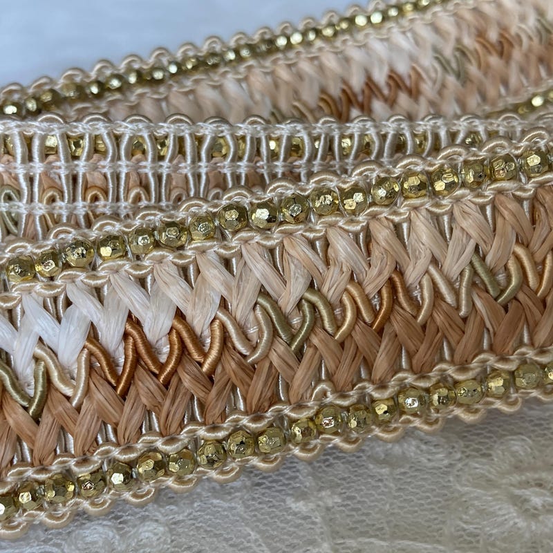 Raffia Trim - Etsy