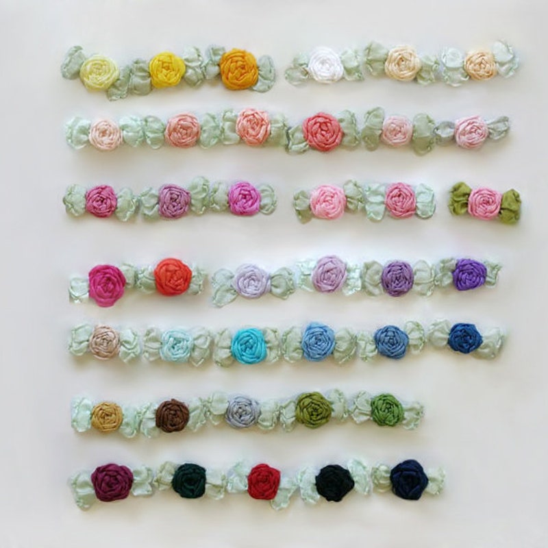 Ribbon Roses - Etsy