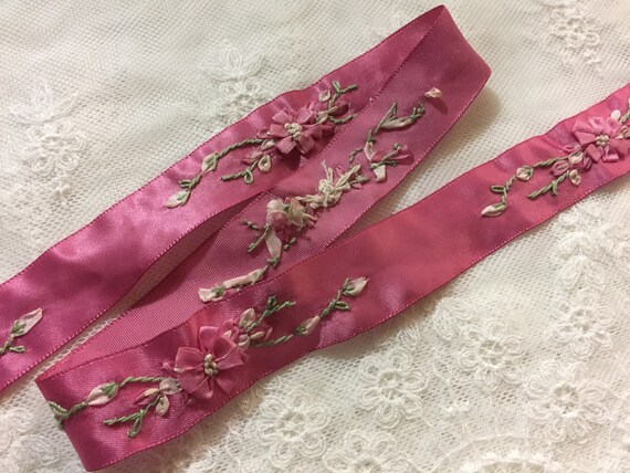 Craft Supplies & Tools Embellishments 3/8 Vintage COLONIAL ROSE Hand ...