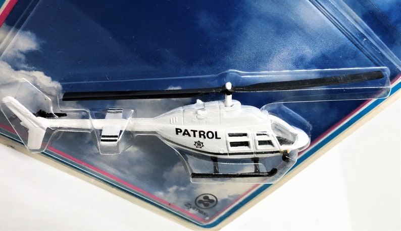 Vintage BELL 206 JETRANGER HELICOPTER Diecast Metal Military | Etsy