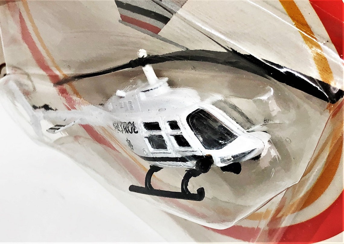 Vintage 1983 BELL 206 JETRANGER HELICOPTER Diecast Metal | Etsy