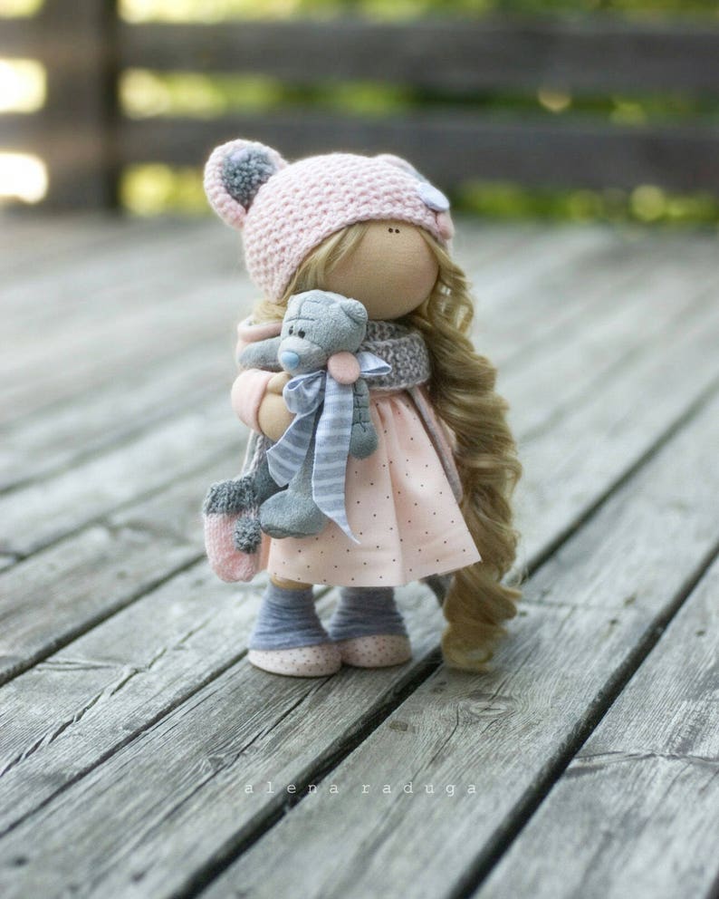 Fabric Doll Handmade Doll Textile Doll Cloth Doll Muñecas | Etsy