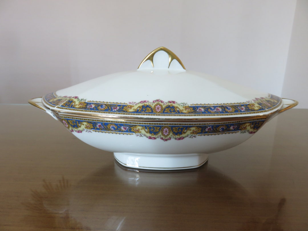 Dish, Vegetable Dish With Lid, JEAN BOYER, Limoges Porcelain, France ...