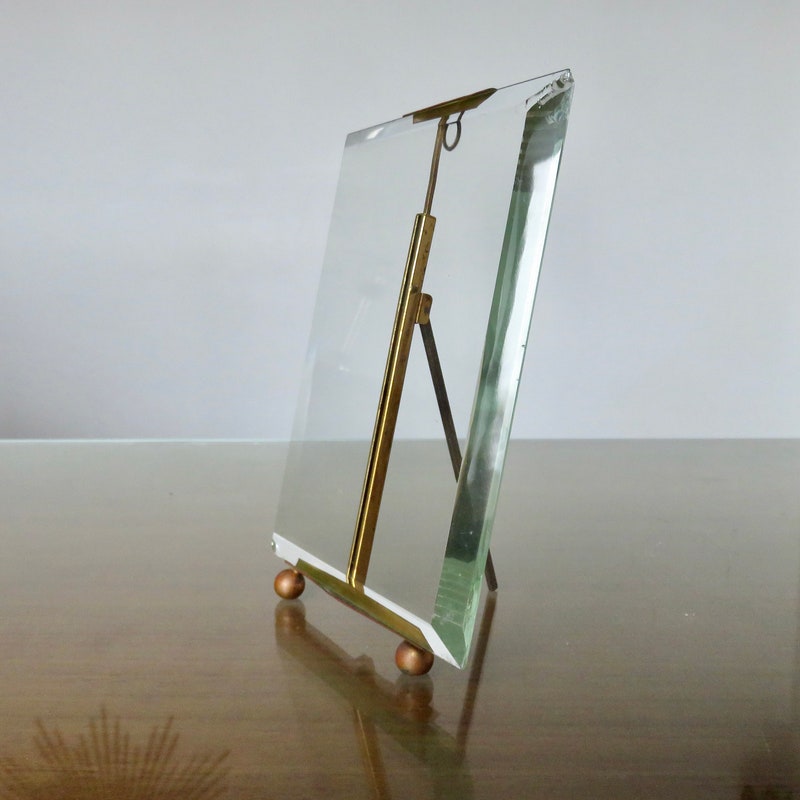 Brass Glass Frame - Etsy