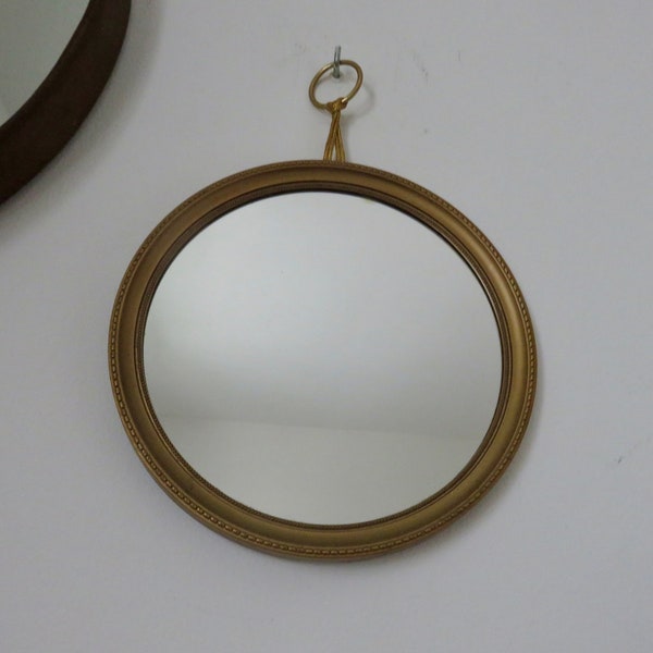 Vintage Round Mirror - Etsy