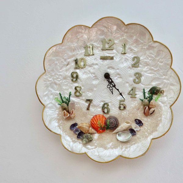 Seashell Clock - Etsy