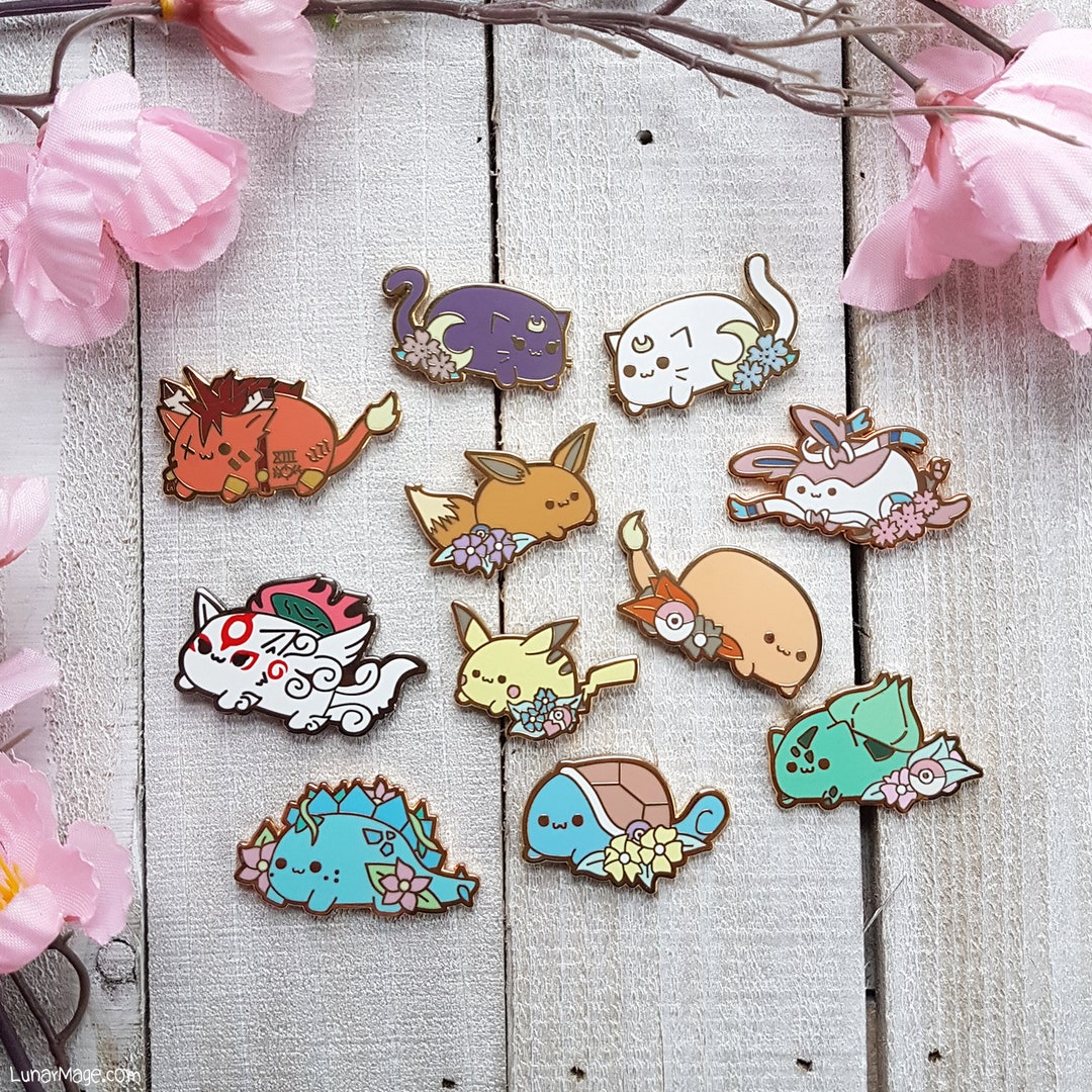 Nugget Friends Hard Enamel Pins - Etsy