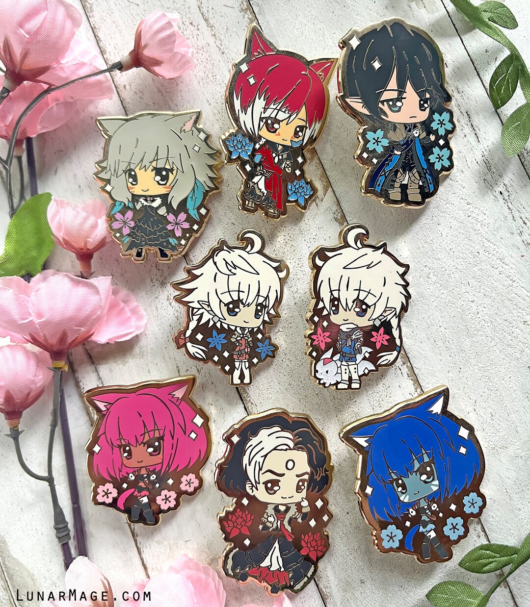 Final Fantasy XIV Hard Enamel Pins - Etsy