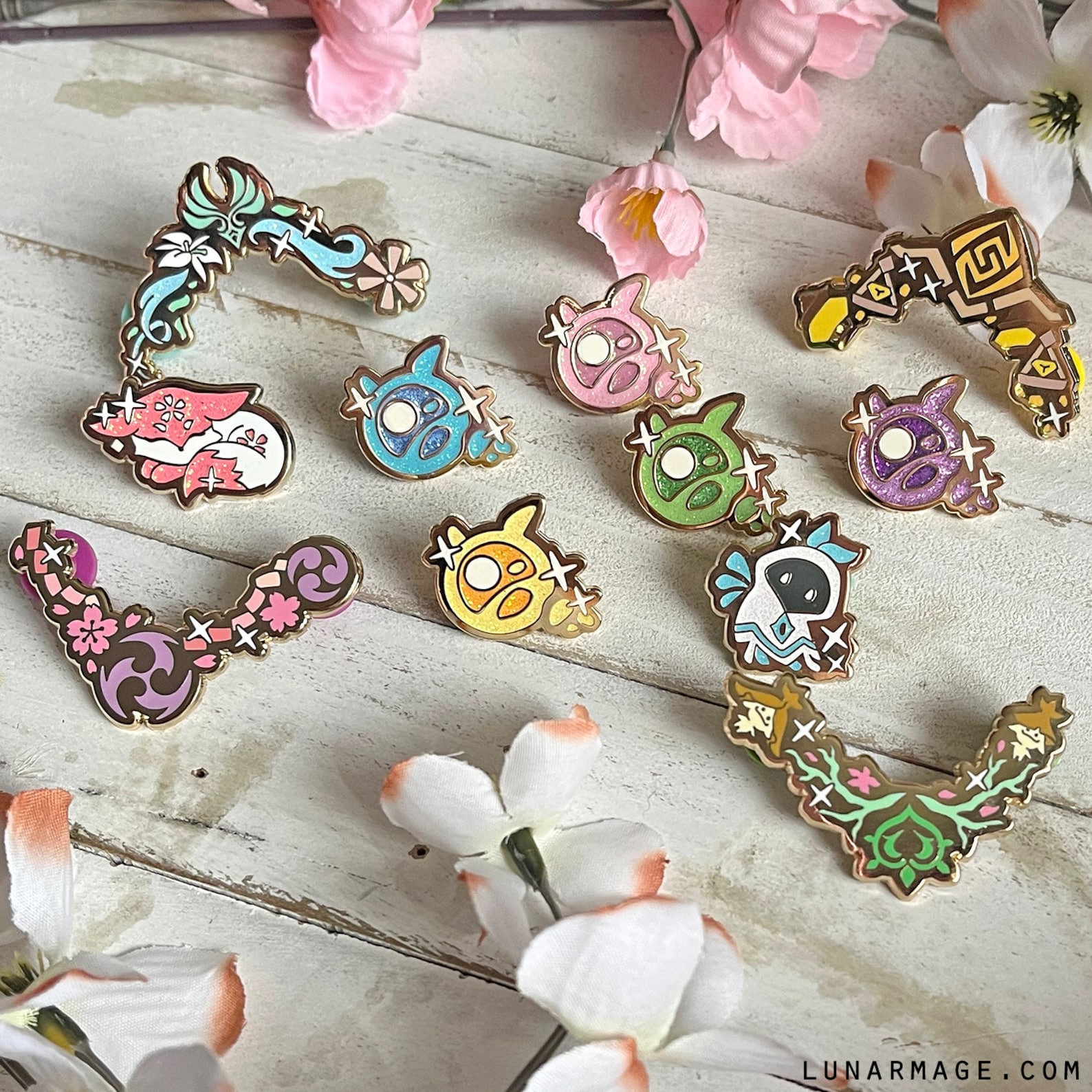 Genshin Impact Board Filler Hard Enamel Pins - Etsy
