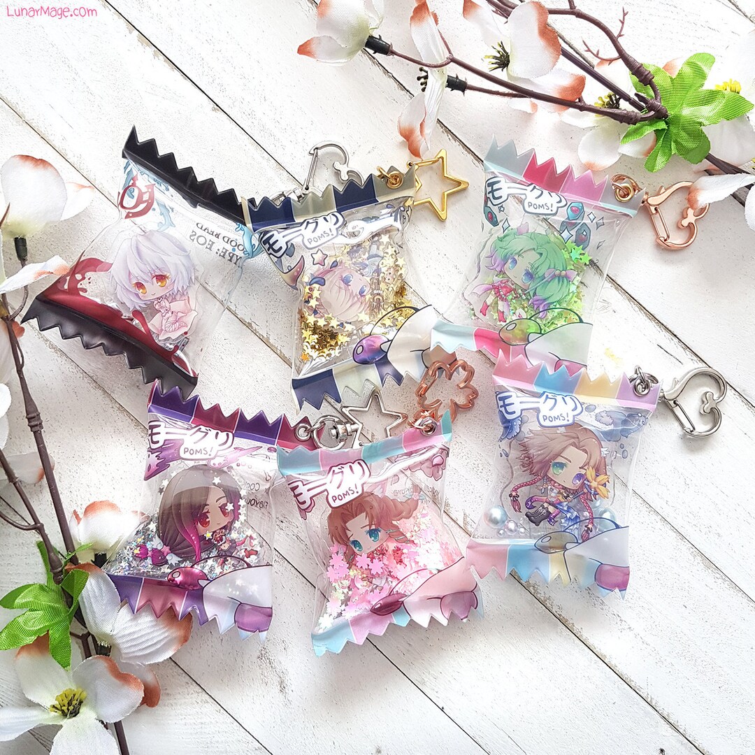 Final Fantasy and Code Vein Candy Bag Charms - Etsy