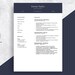 2 Page Resume Template With Cover Letter, Professional Clean Resume ...