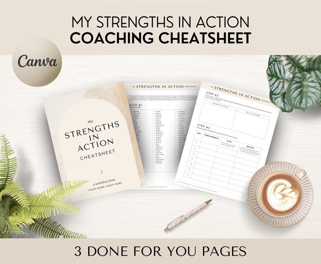 Coaching Cheatsheet Canva Template Done for You Lead Magnet - Etsy