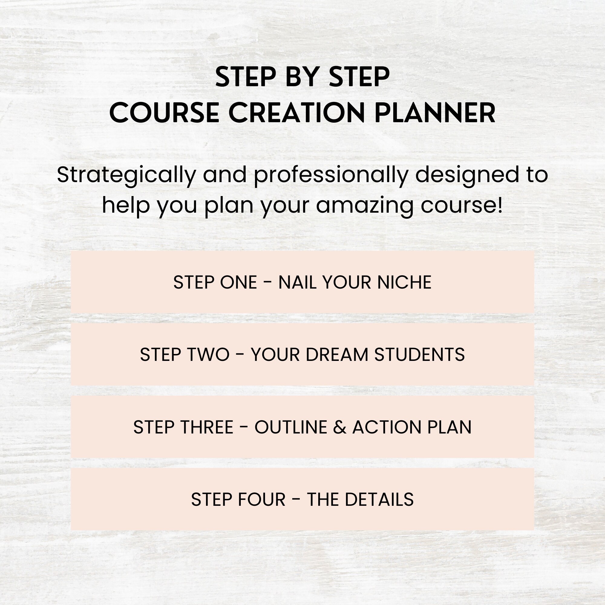 Course Creation Planner Course Creator and Promotion Planner / Ebook ...