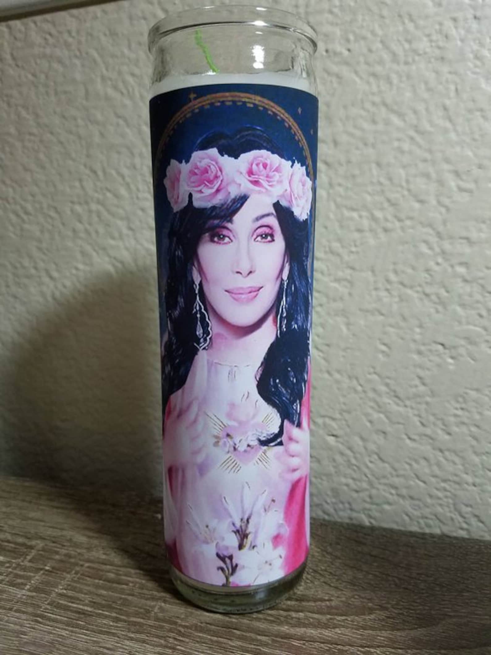 Celebrity Saint Candle - Etsy
