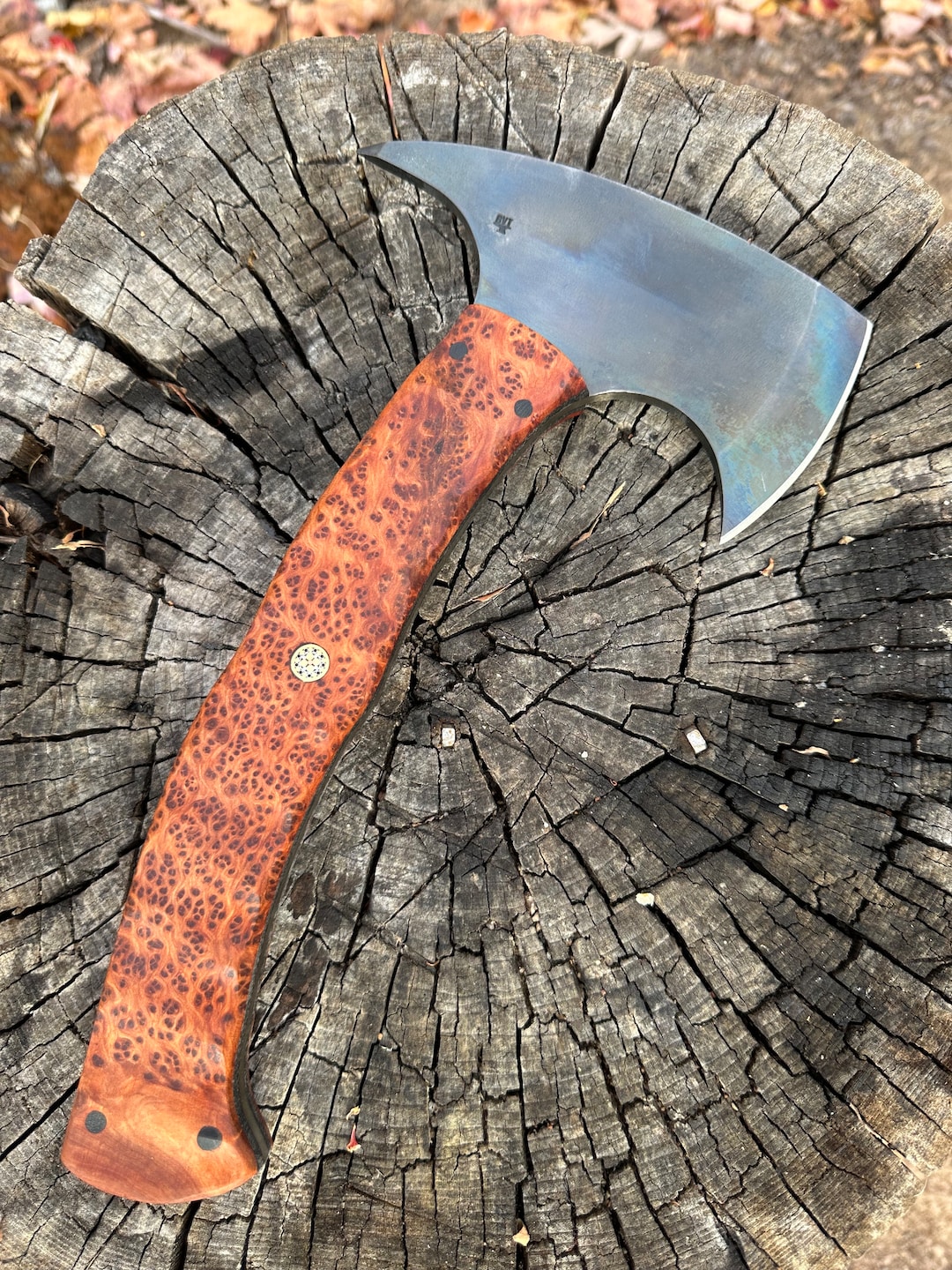 Tactical Tomahawk - the “odin” With Thuya Burl Handles - Etsy