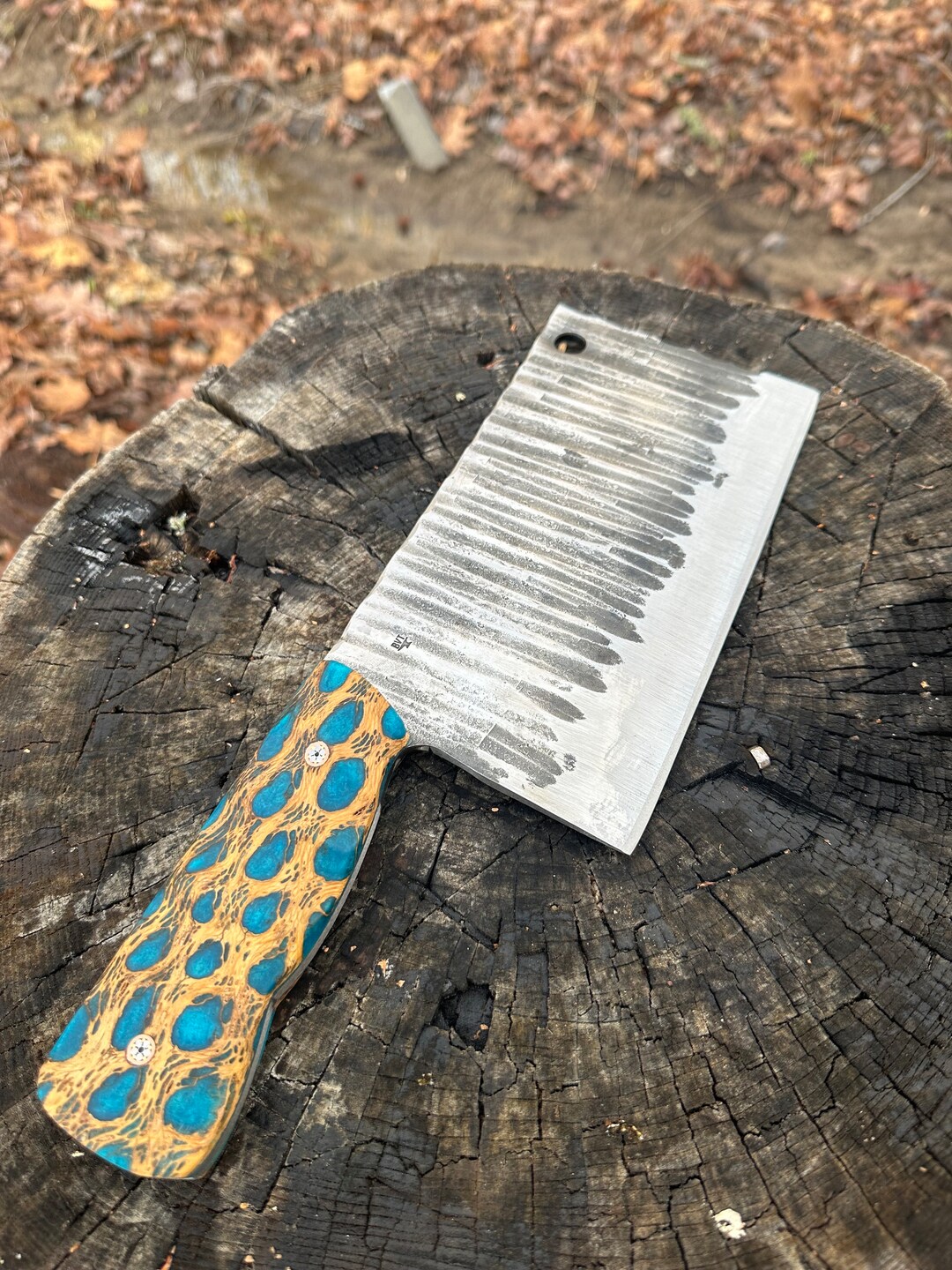 Hand Forged Meat Cleaver - Etsy