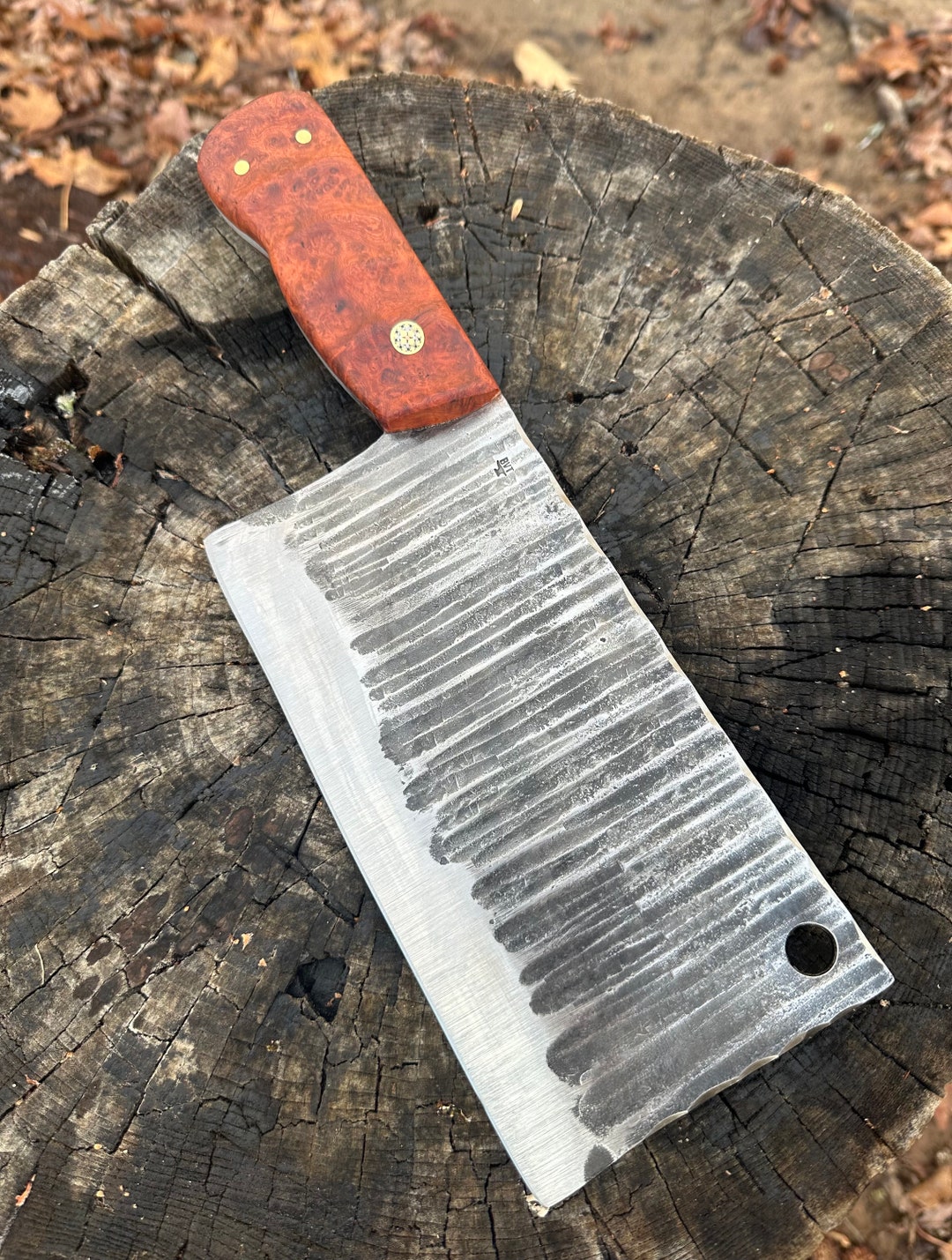 Hand Forged Meat Cleaver - Etsy