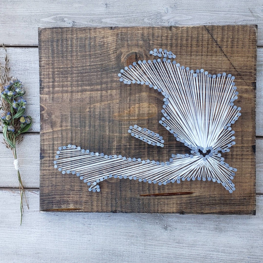Haiti String Art, Haiti Decor, Haiti Nail Art, Rustic Decor, Custom ...