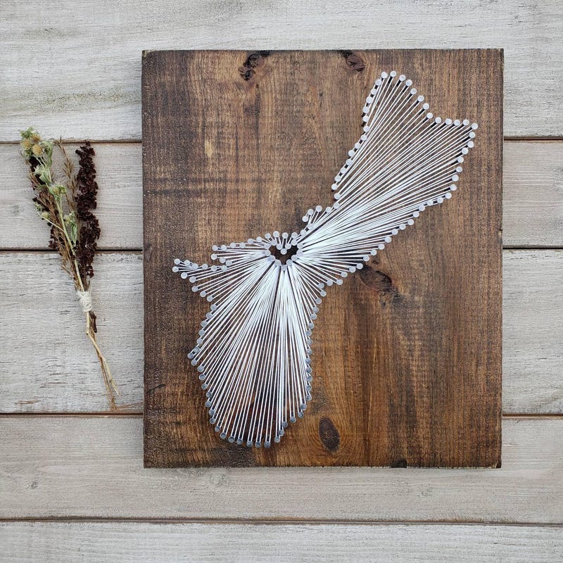 Wood String Holder - Etsy