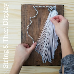 DIY Tennessee String Art Kit, State String Art Kit, Tennessee Nail Art ...