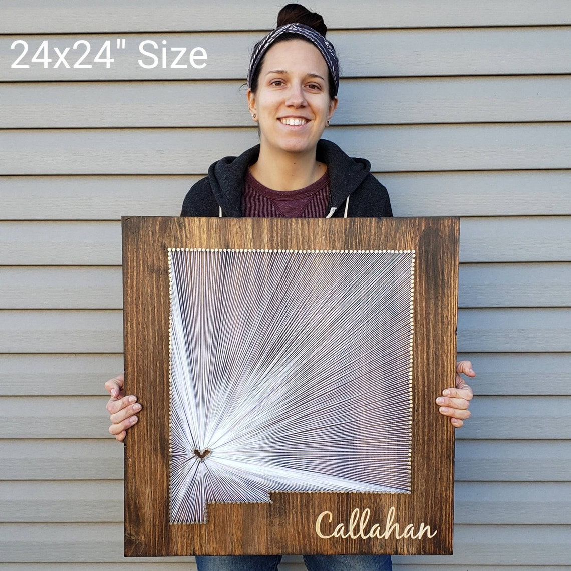 New Mexico String Art New Mexico Decor State String Art New | Etsy