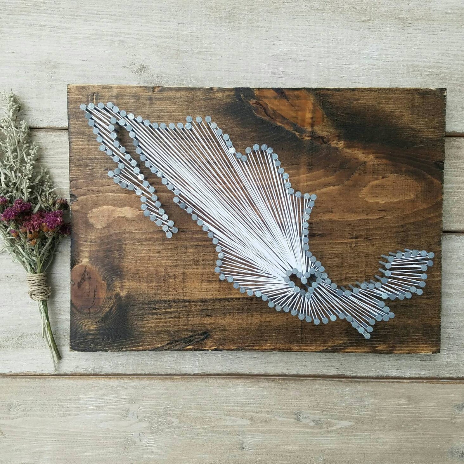 Mexico String Art Mexico Decor Mexico Nail Art Rustic | Etsy