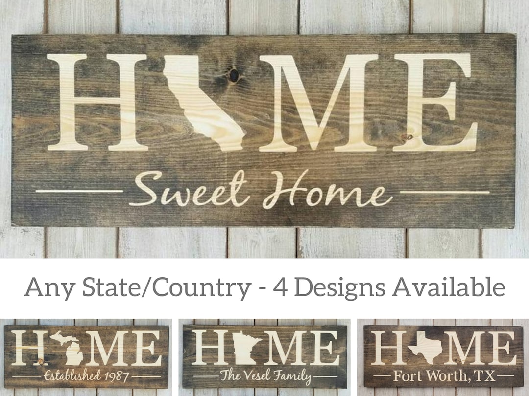 California Home Sweet Home, California Sign, California Decor ...
