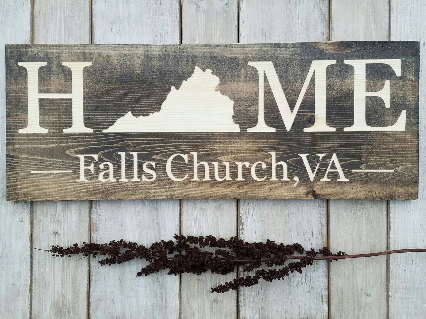 Virginia Sign Home Sweet Home Virginia Decor Virginia Wall | Etsy