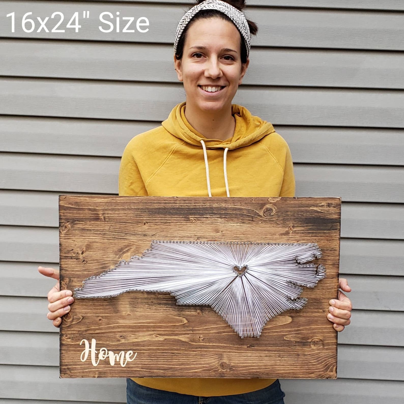 North Carolina String Art North Carolina Decor State String - Etsy