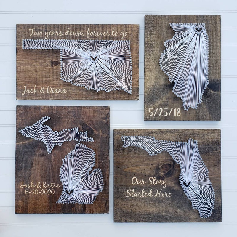 State String Art - Etsy