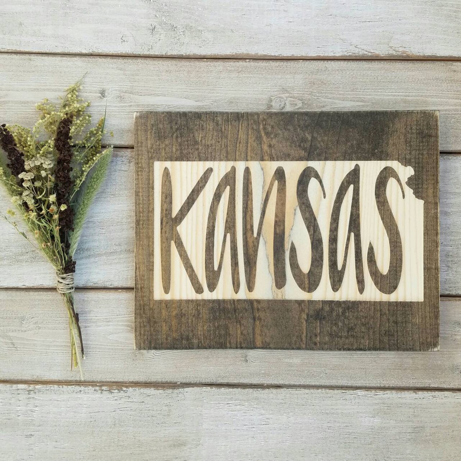 Kansas Sign Kansas Decor Kansas Kansas Love Kansas Home | Etsy